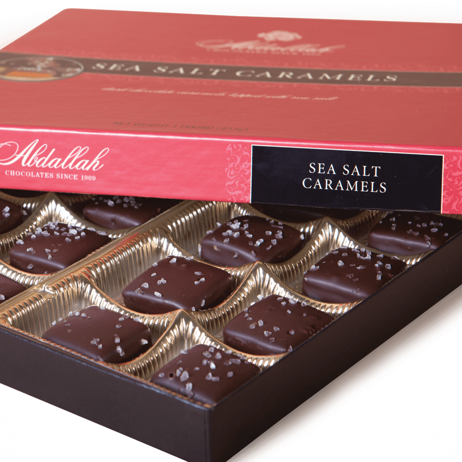Box of Sea Salt Caramels – Fancifull Gift Baskets